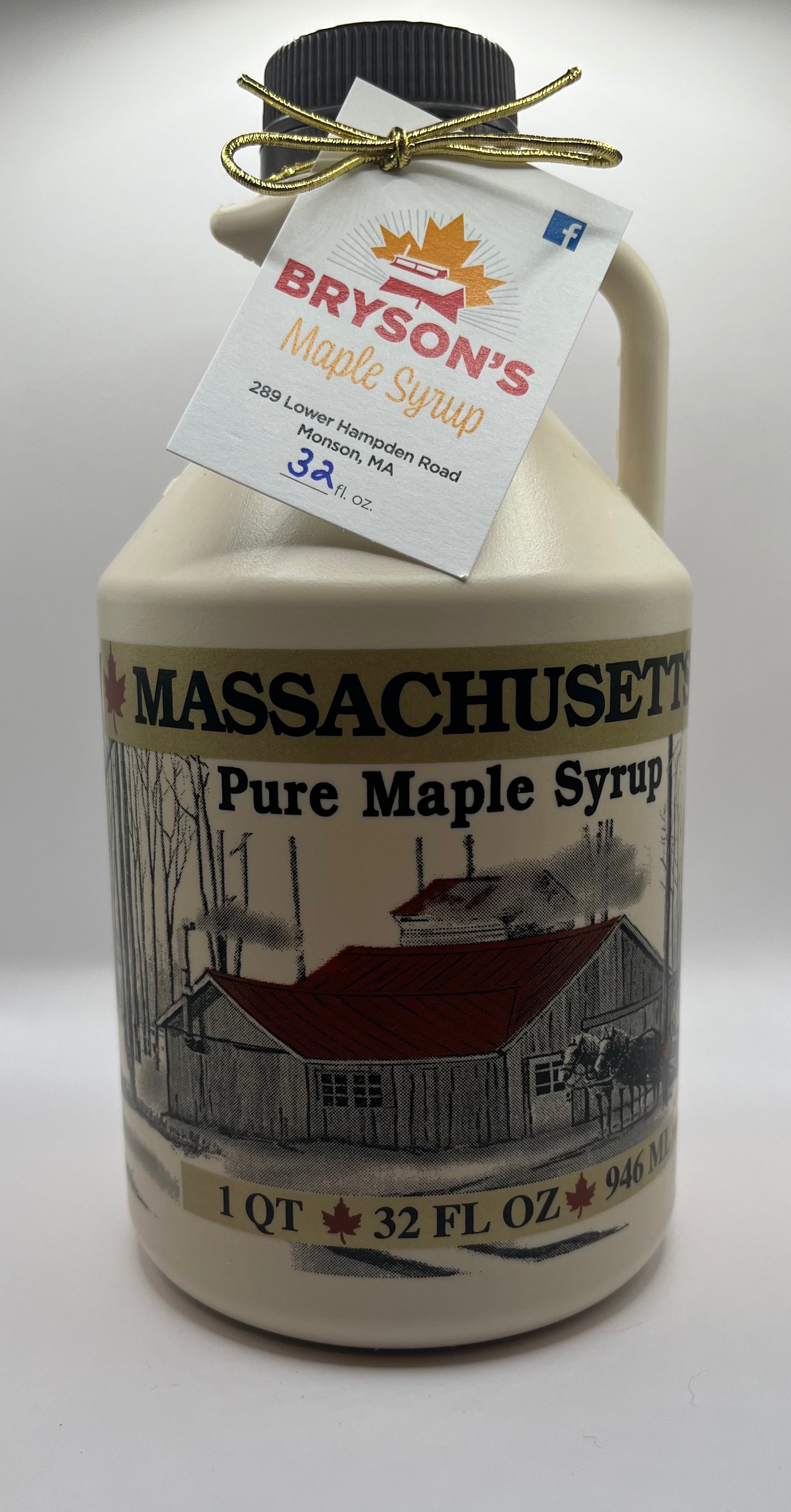 Plastic quart 32oz maple syrup – Brysons maple syrup